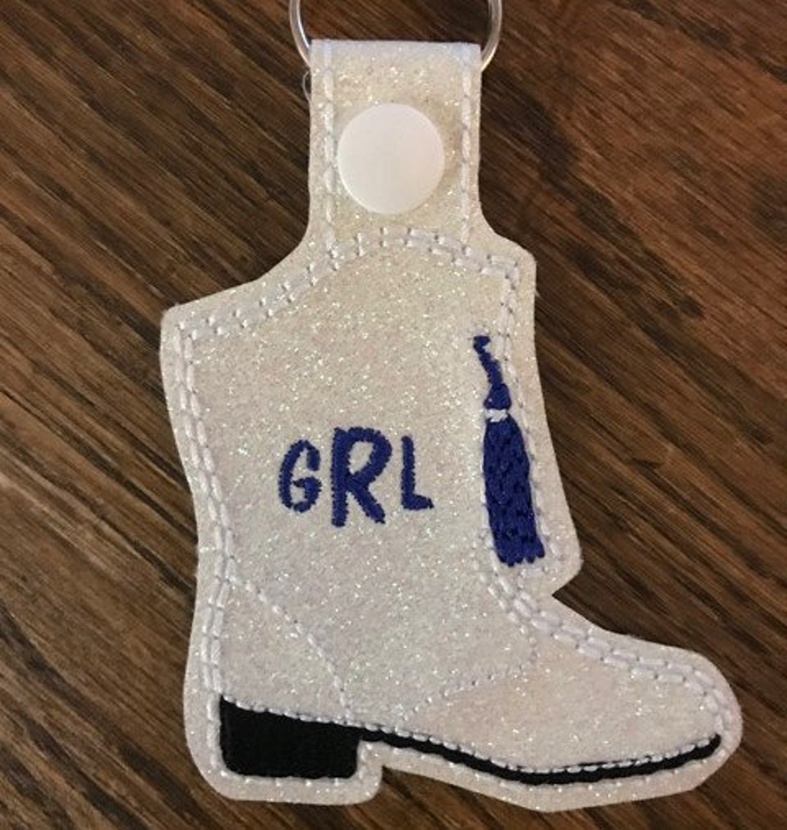 Drill Team Boot Keychain Customizable - Etsy
