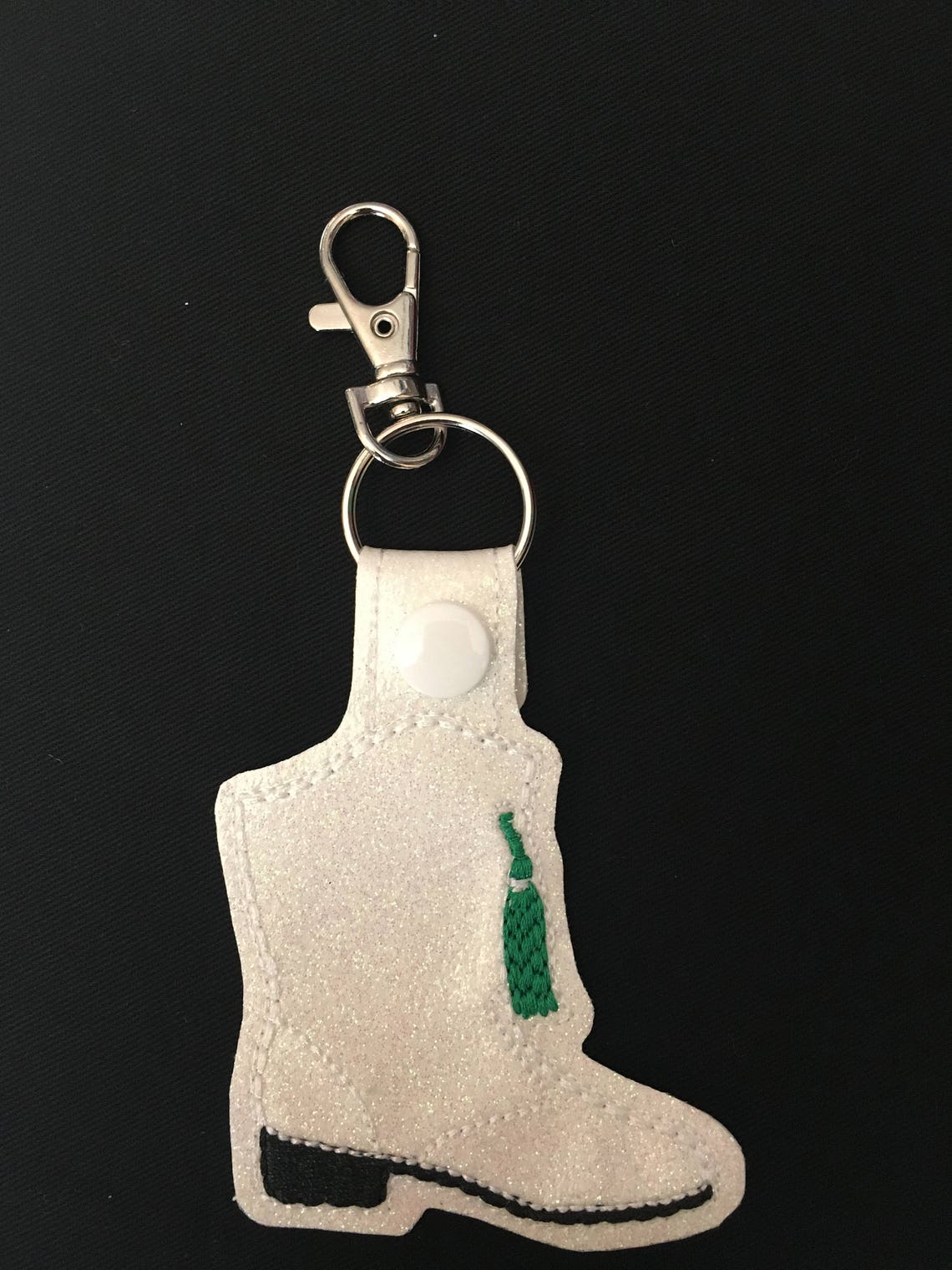 Drill Team Boot Keychain Customizable - Etsy