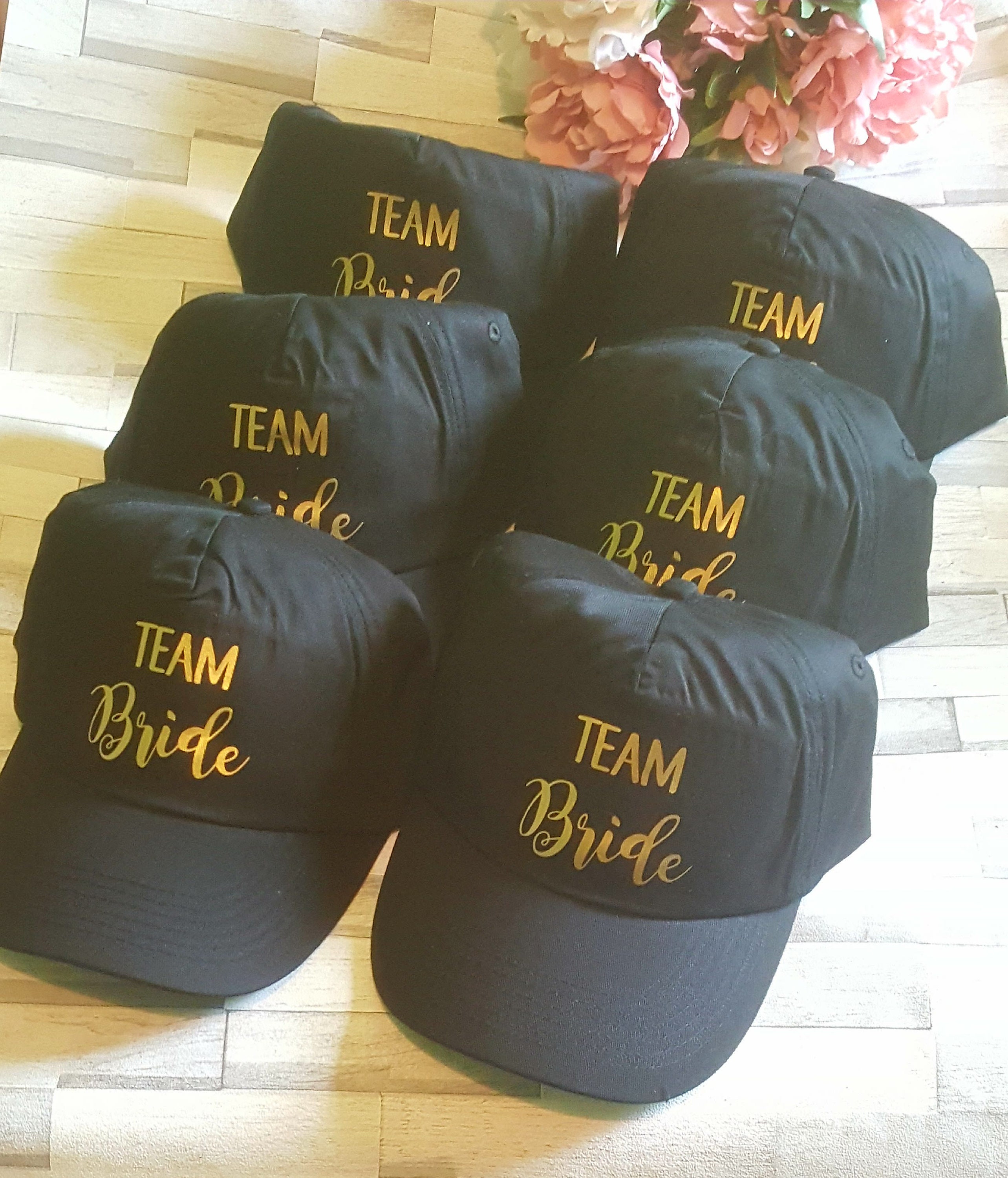Team Bride Caps Bride Tribe Baseball Caps Team Bride Hen - Etsy UK