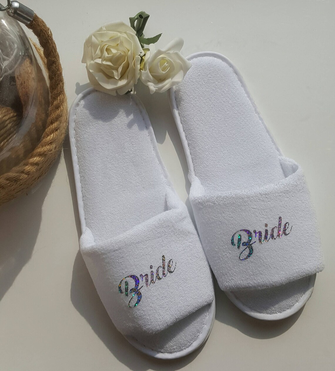 Bride Slippers Bride to Be Slippers Maid of Honour | Etsy