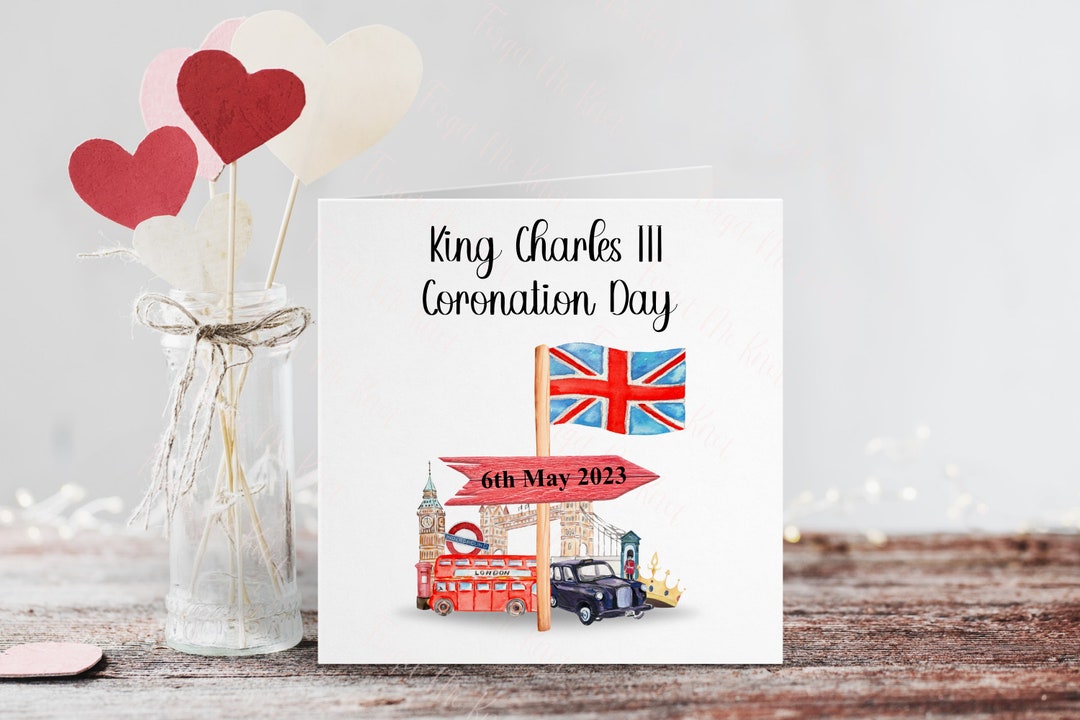 Coronation Day Card, King Charles III Coronation Day Card - Etsy
