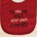 My Dad Can Hack Your Dad's Computer Custom Embroidered Bib - Etsy