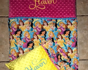 Princess Custom Embroidered Nap Mat Cover Set | Etsy