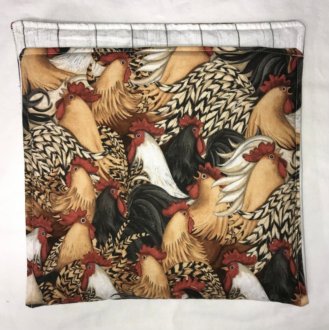 Tan Roosters Baked Potato Bag - Etsy