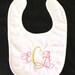 Custom Appliqued Hippo Burp Cloth and Coordinating Baby Bib - Etsy