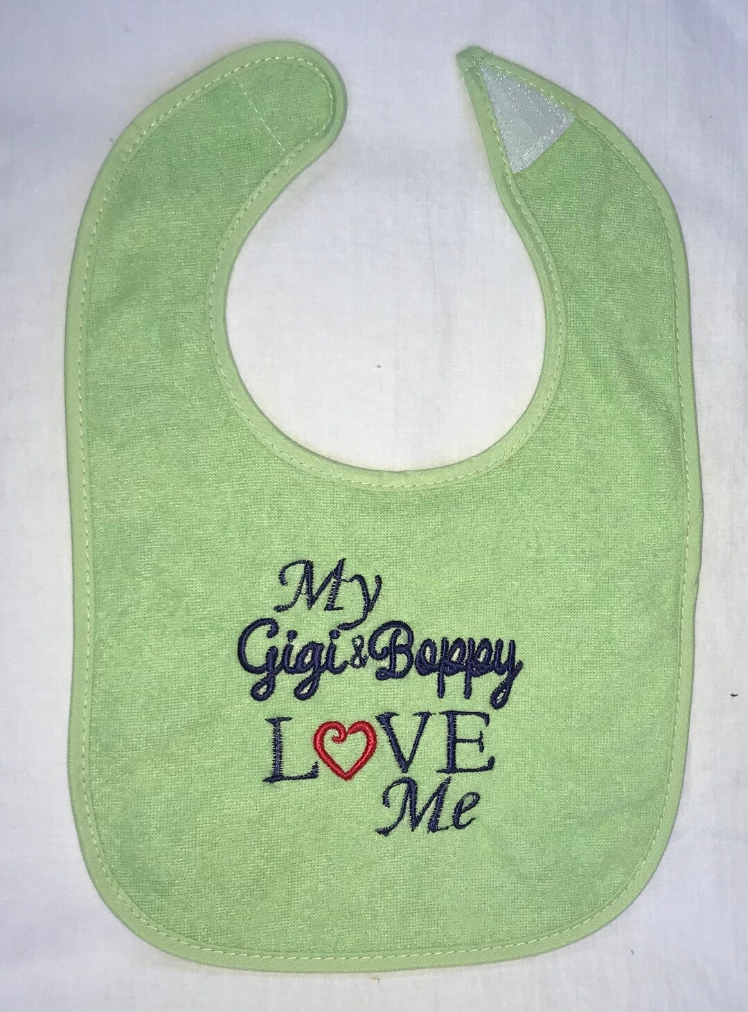 My Gigi & Boppy LOVE Me Custom Embroidered Bib - Etsy