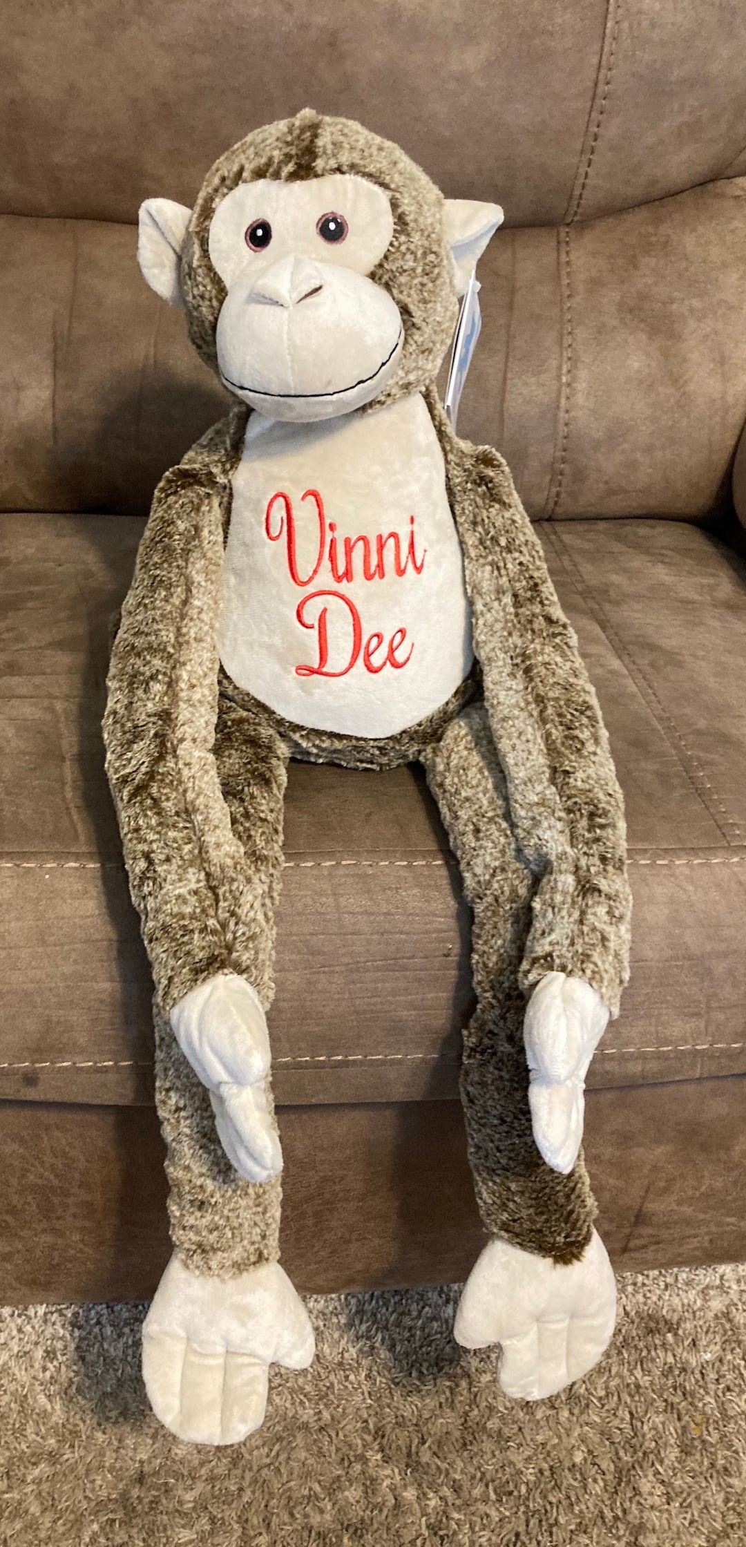 Long Legged Monkey Stuffed Animal - Etsy