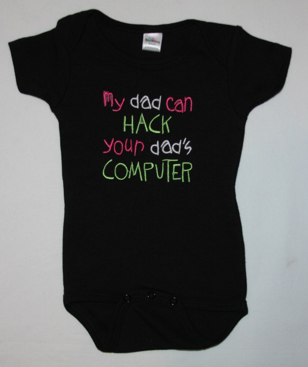 My Dad Can HACK Your Dad's COMPUTER Custom Embroidered - Etsy