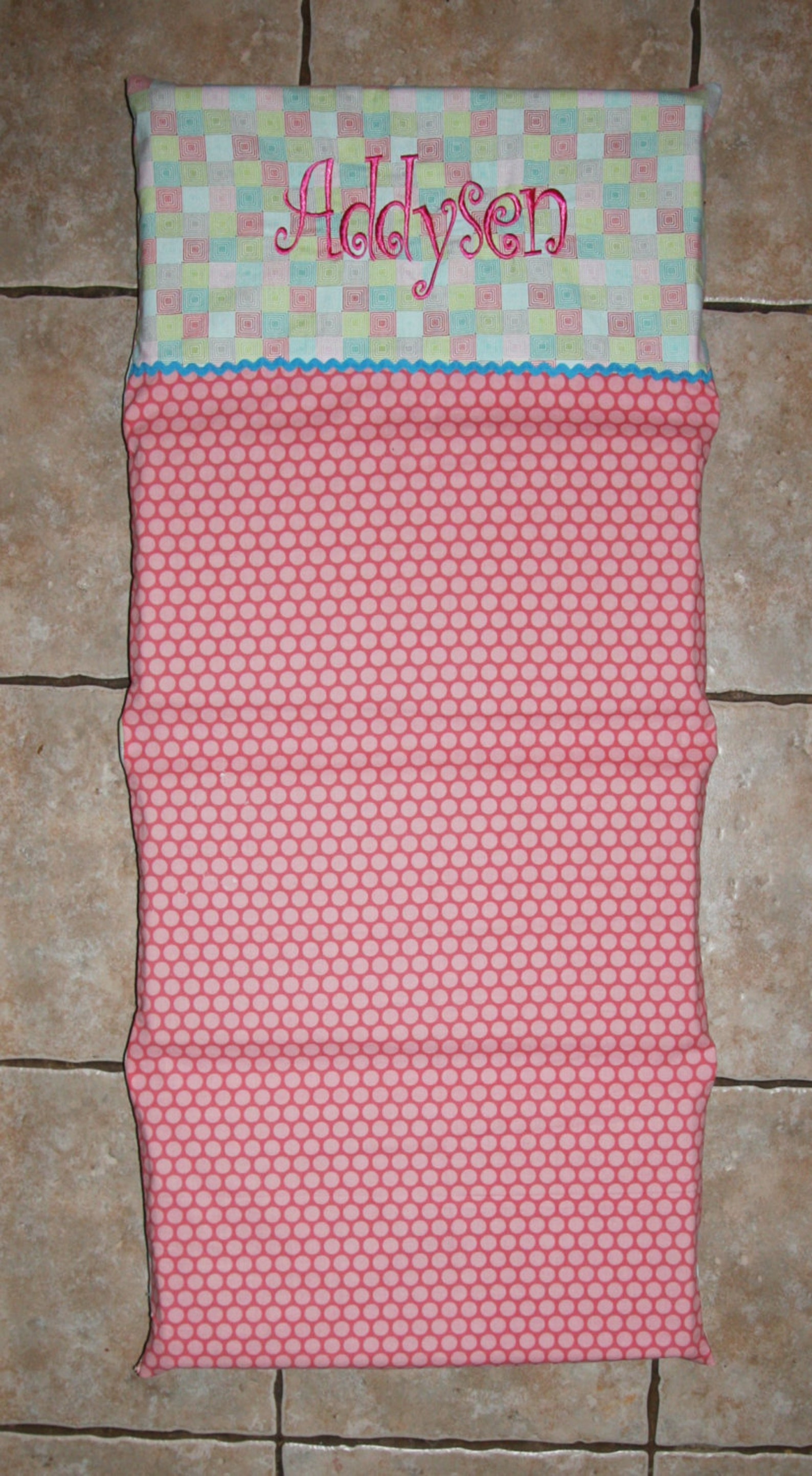 Custom Monogrammed Chevron Nap Mat Cover, Blanket, Pillow and Pillow ...