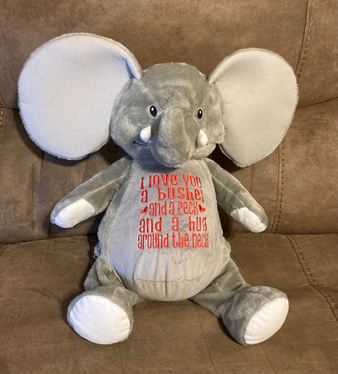 Personalized Memorial Elephant - Etsy