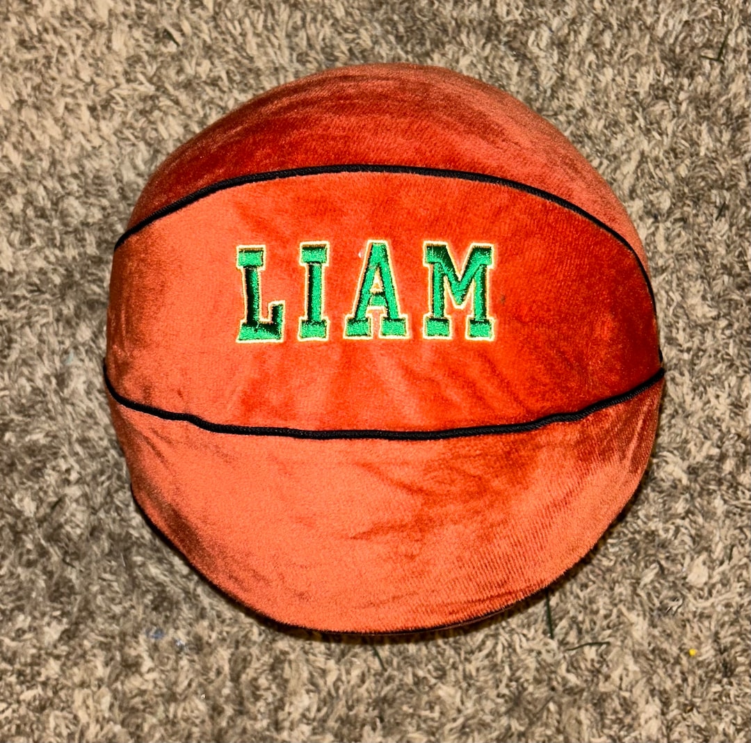 Personalized Stuffed Basketball - Etsy