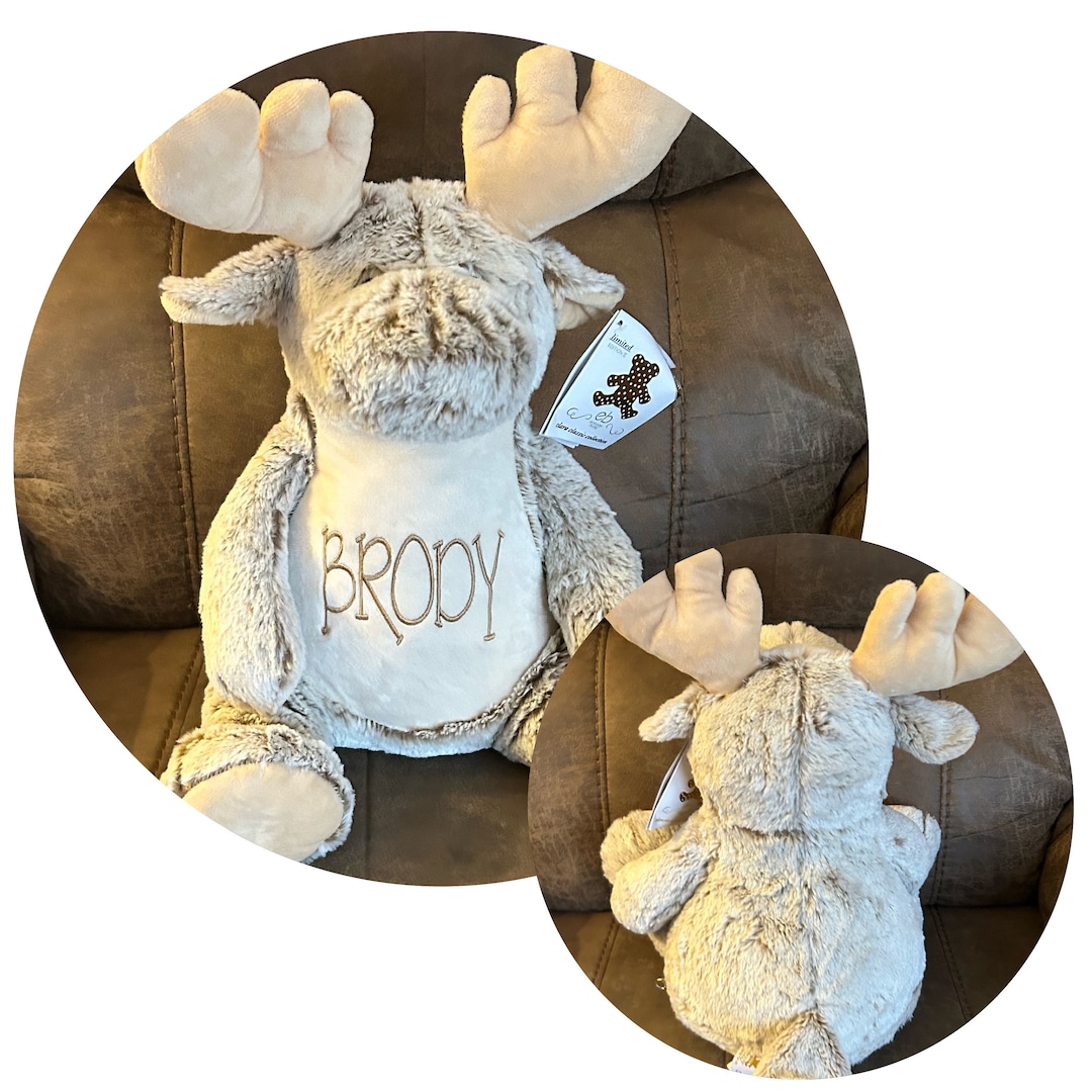 Personalized Stuffed Moose - Etsy