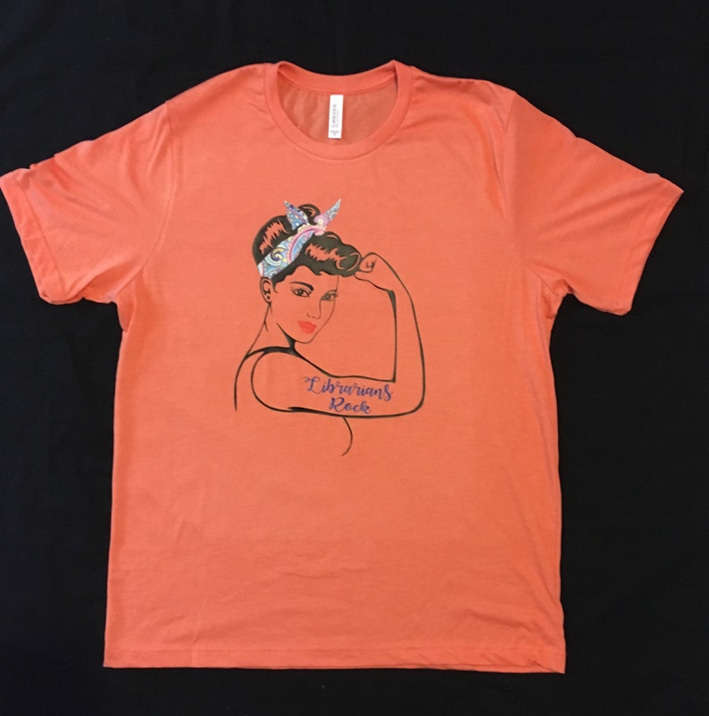 Librarians Rock Iron-on Vinyl Shirt - Etsy