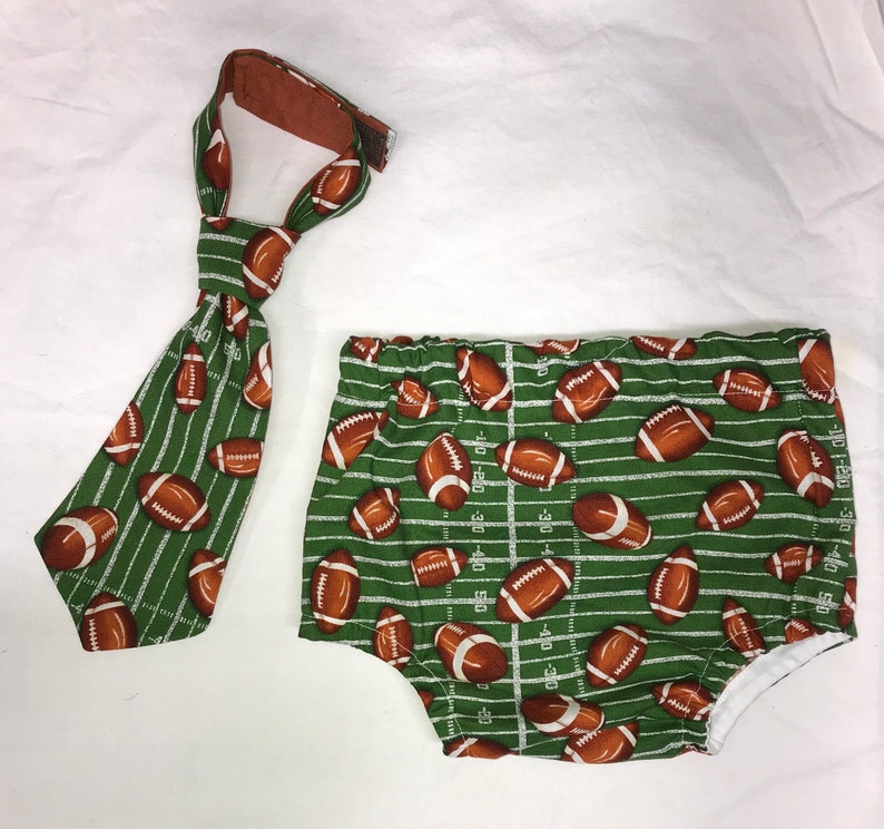 Football Diaper Cover and Neck/bow Tie - Etsy