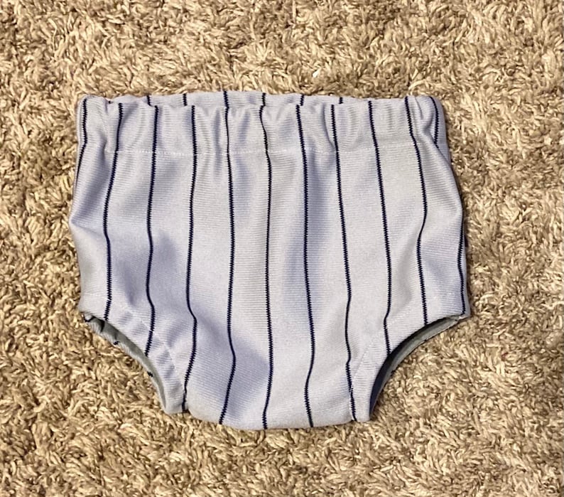 Rookie of the Year Pinstripe Baseball Diaper Cover - Etsy