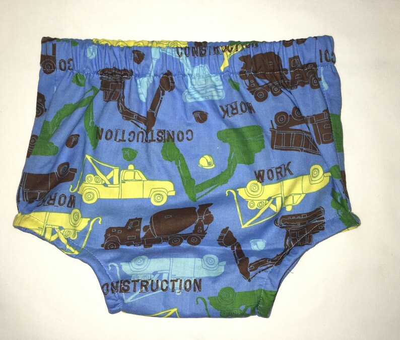 Construction Diaper Cover and Neck Tie - Etsy