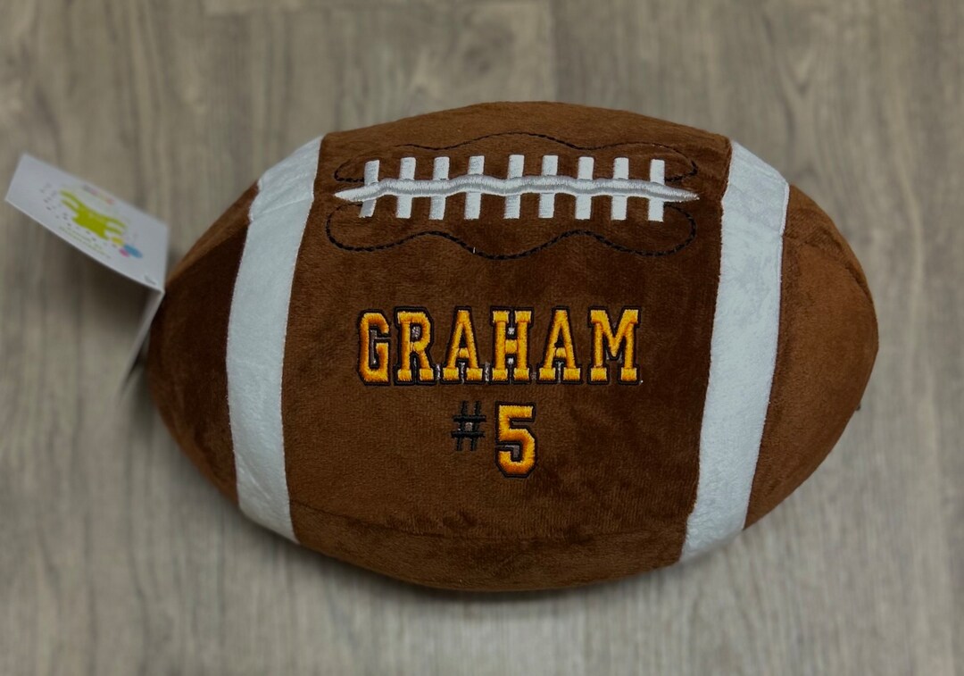 Personalized Stuffed Football - Etsy