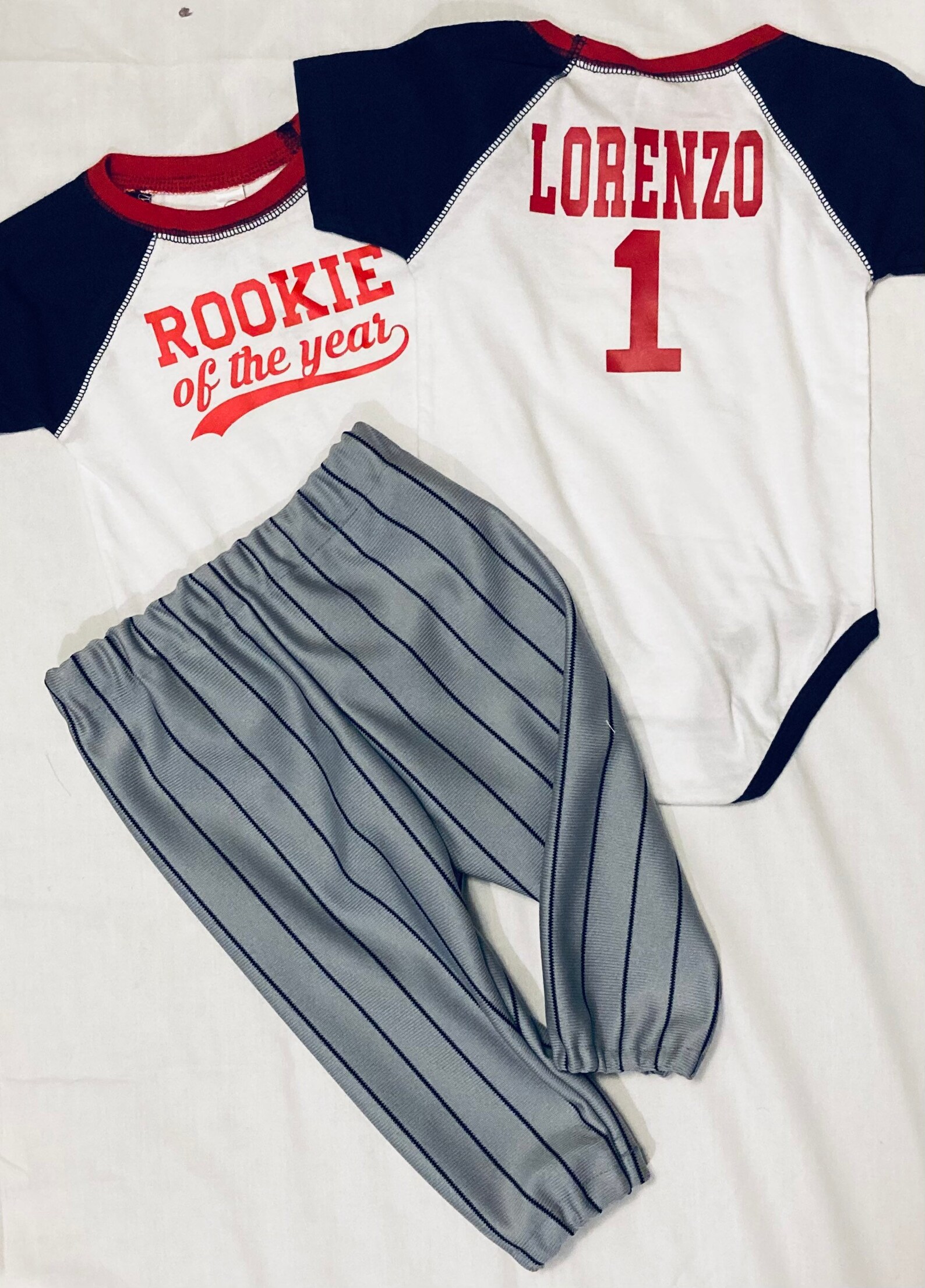 Rookie of the Year Baseball Cake Smash Outfit - Etsy