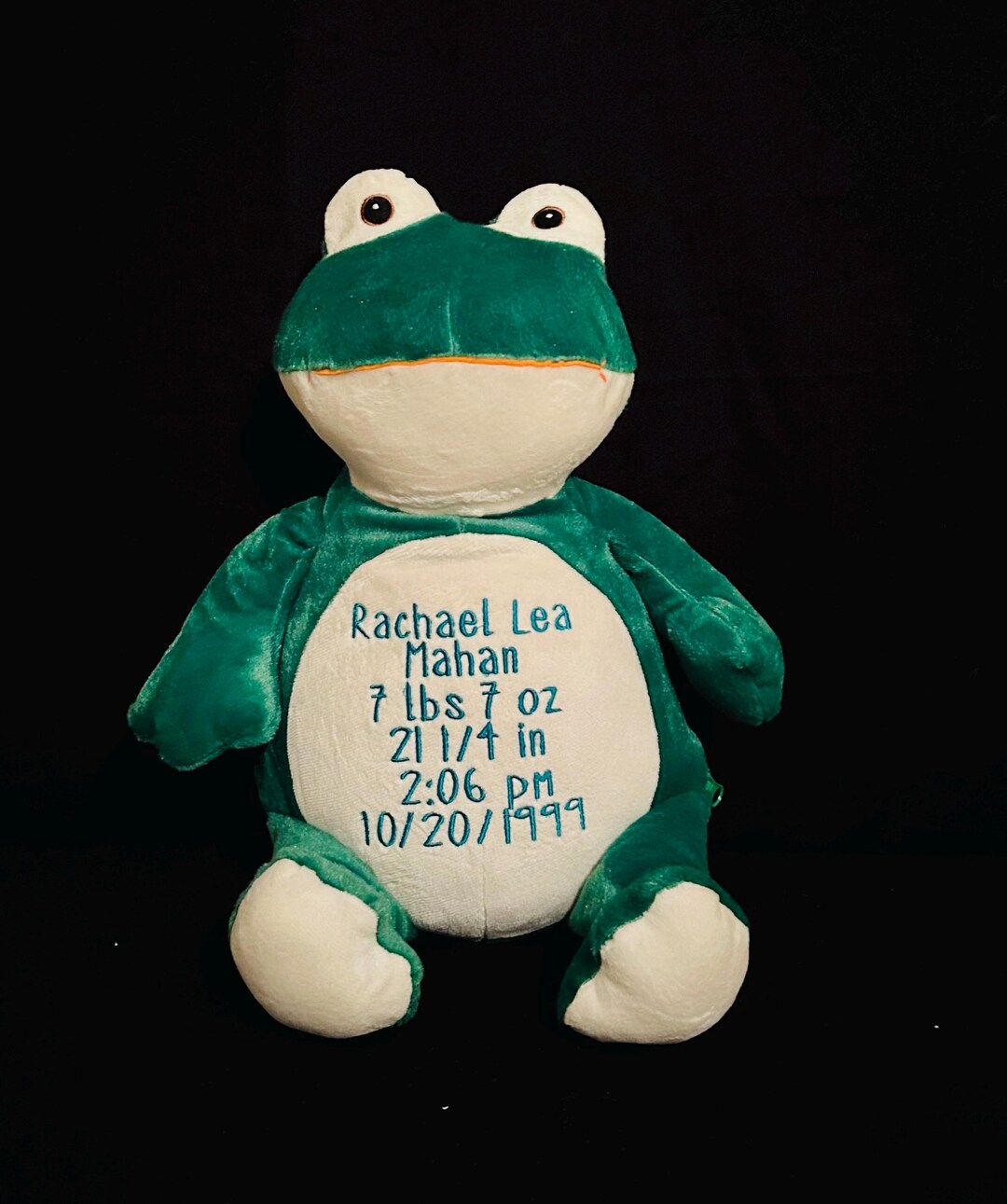 Weighted Memorial Stuffed Frog Animal - Etsy