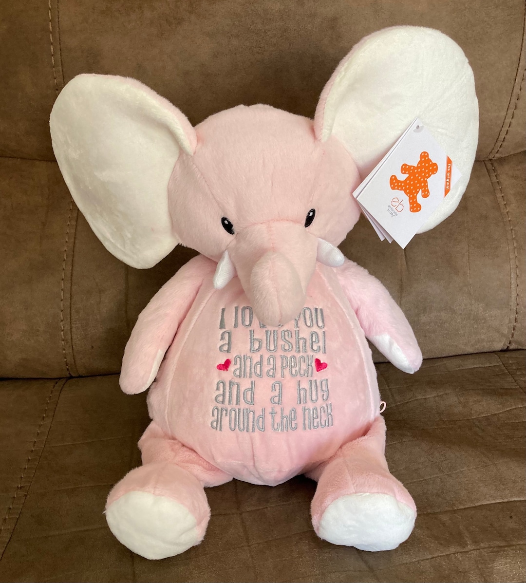 Personalized Memorial Elephant - Etsy