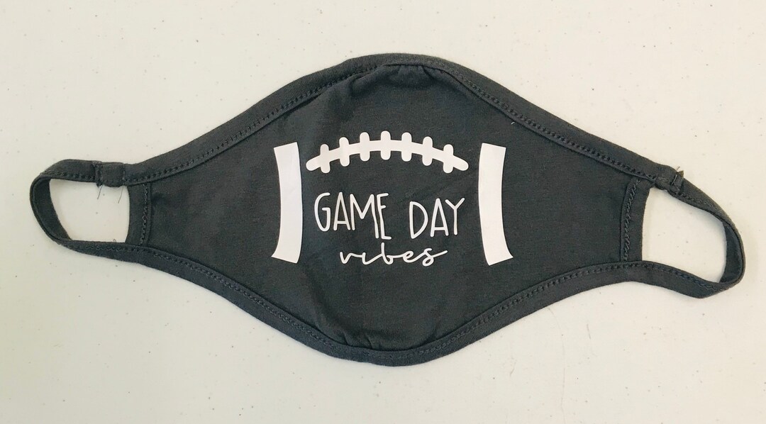 Game Day Face Mask With Initials - Etsy