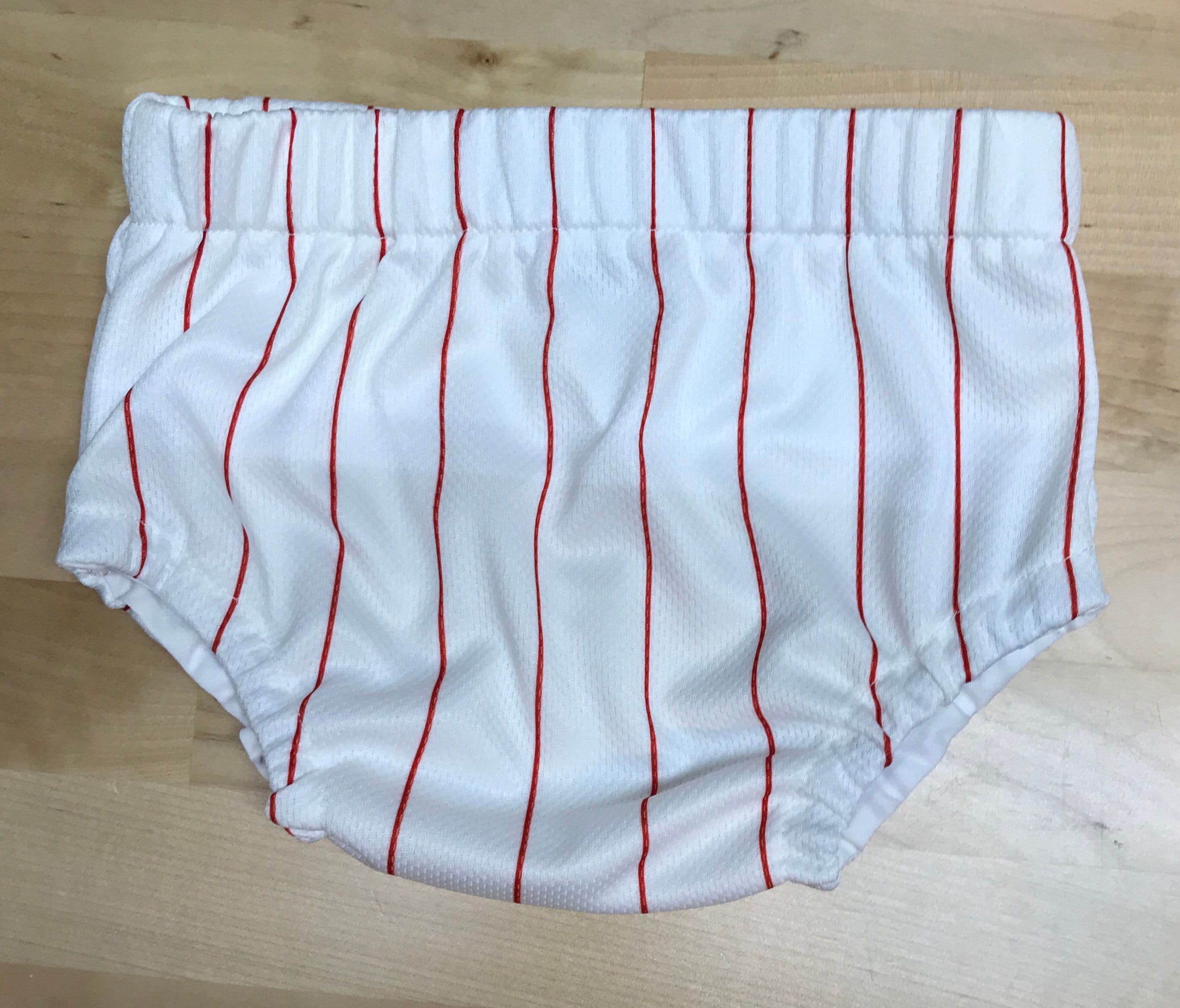 Rookie of the Year Pinstripe Baseball Diaper Cover | Etsy