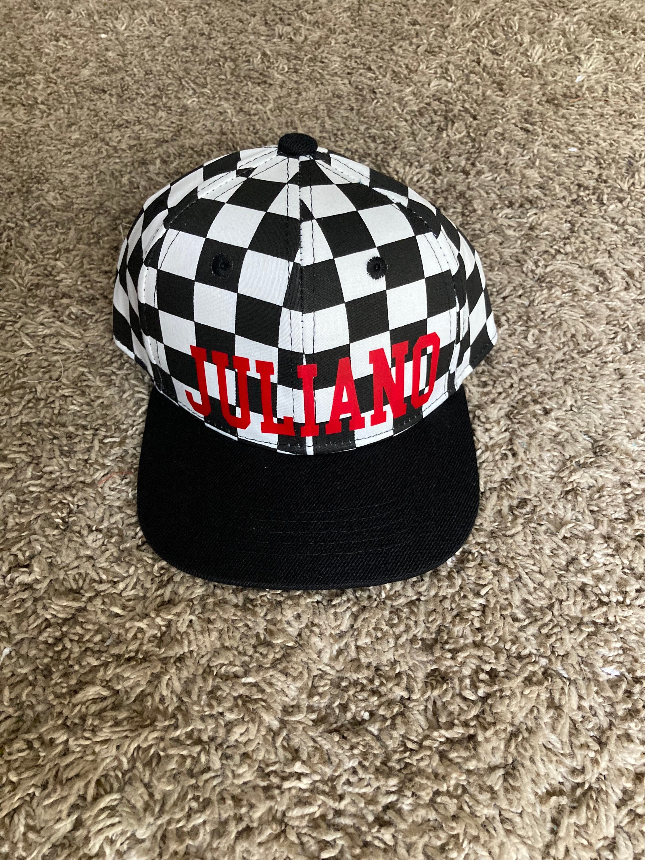 Infant/toddler Checkered Cap - Etsy