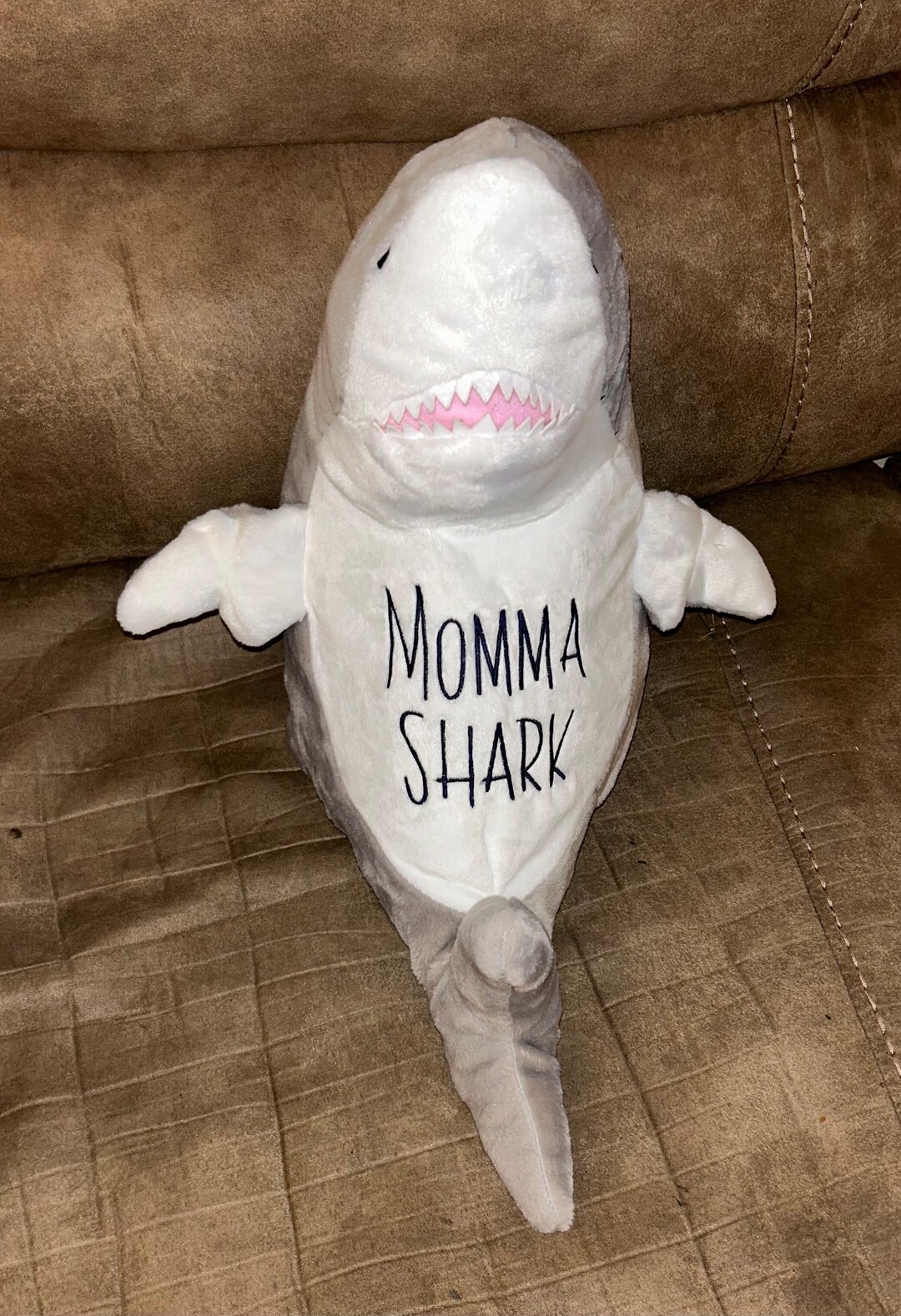 Custom Monogrammed Shark Stuffed Animal - Etsy