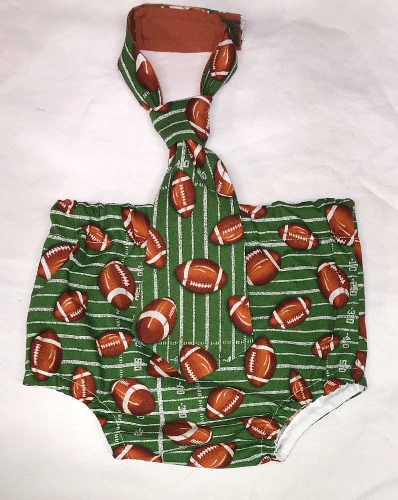 Football Diaper Cover and Neck/bow Tie - Etsy