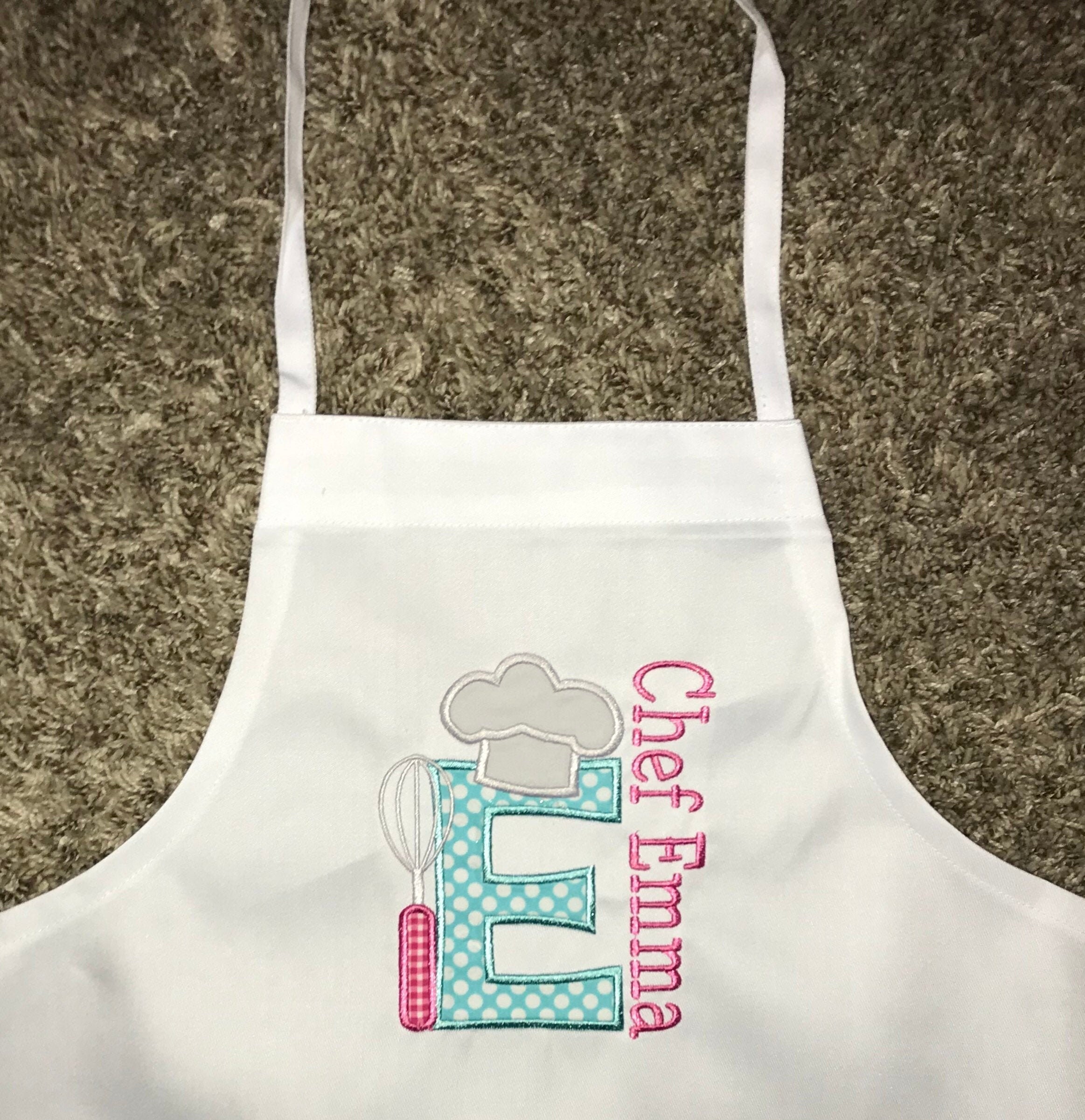 Custom Appliqued Chef Apron - Etsy