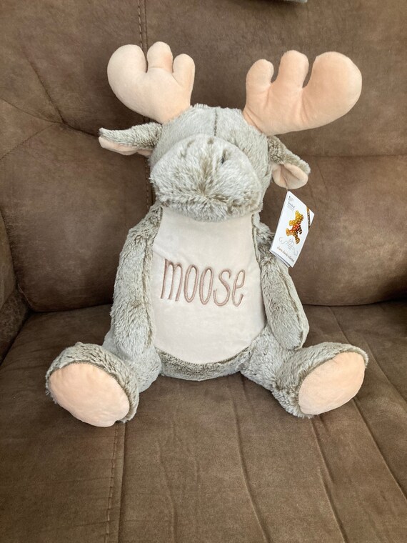 Personalized Stuffed Moose - Etsy