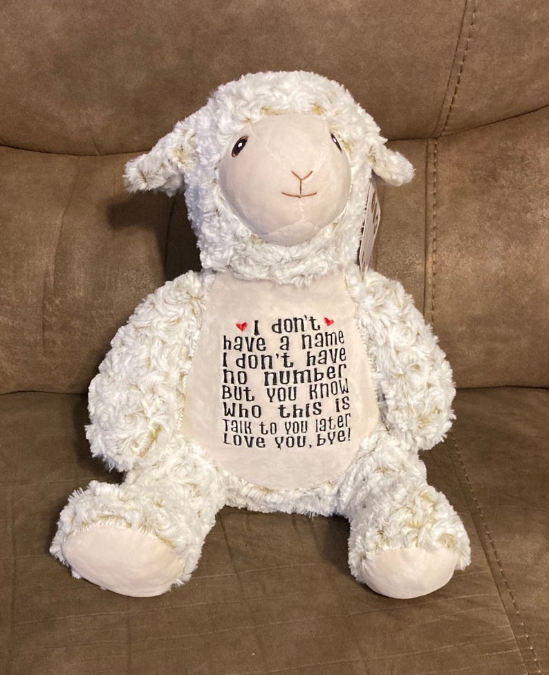 Personalized Memorial Stuffed Animal - Etsy
