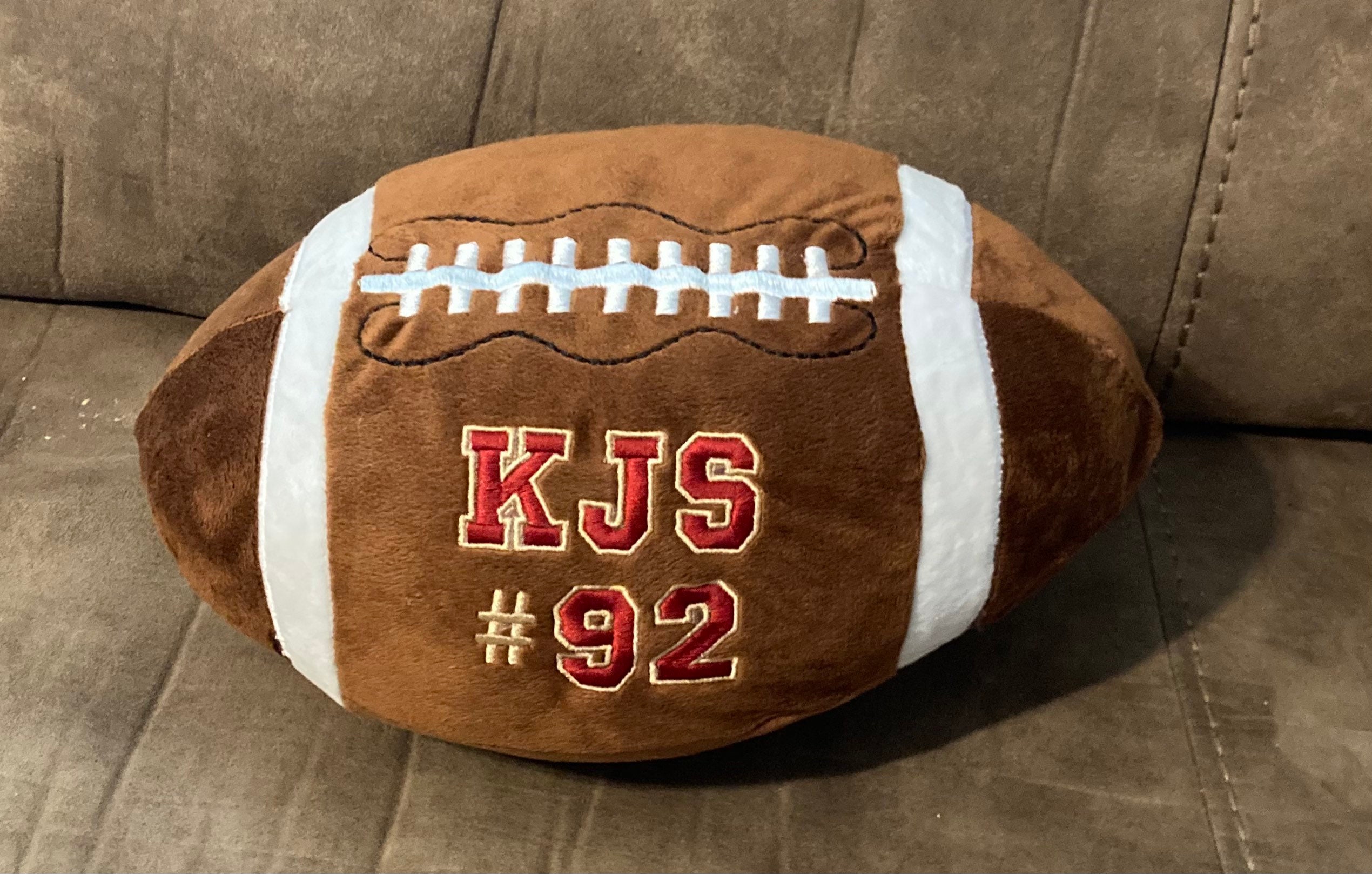 Personalized Stuffed Football - Etsy