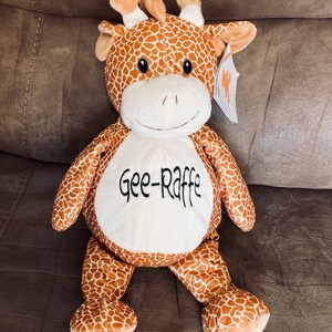Personalized Stuffed Giraffe - Etsy