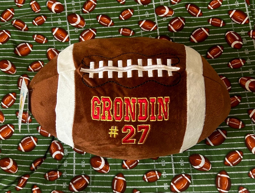 Personalized Stuffed Football - Etsy