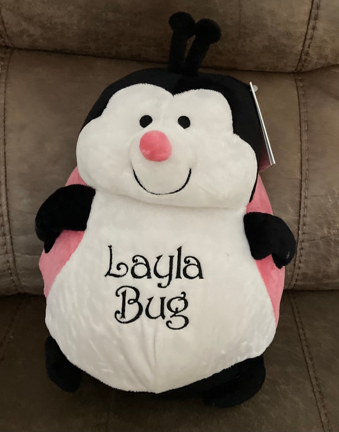 Custom Embroidered Stuffed Ladybug - Etsy