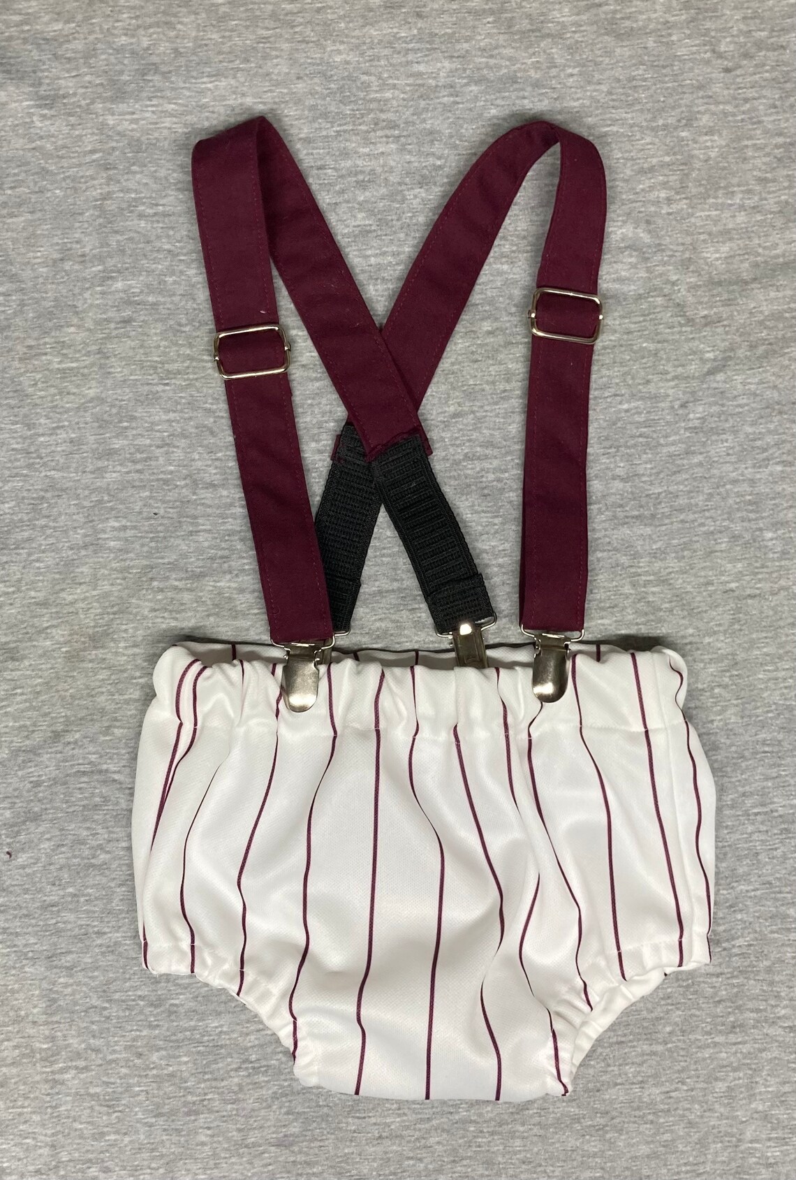 Baseball Diaper Cover With Suspenders - Etsy