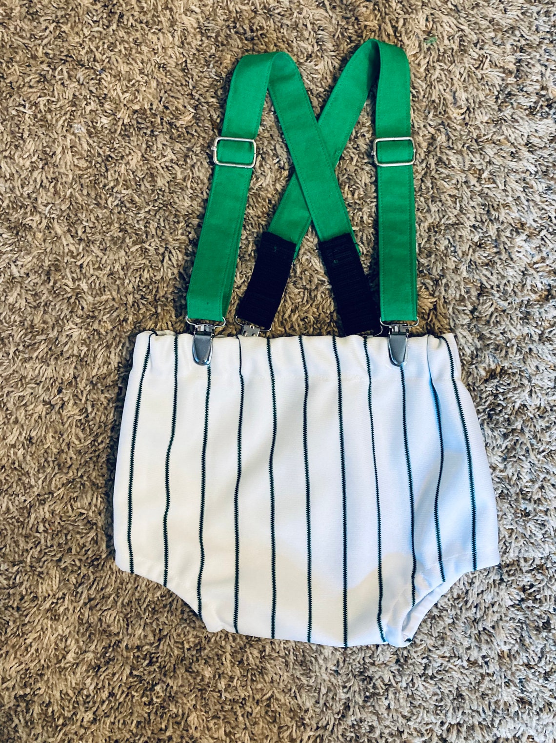Baseball Diaper Cover With Suspenders - Etsy