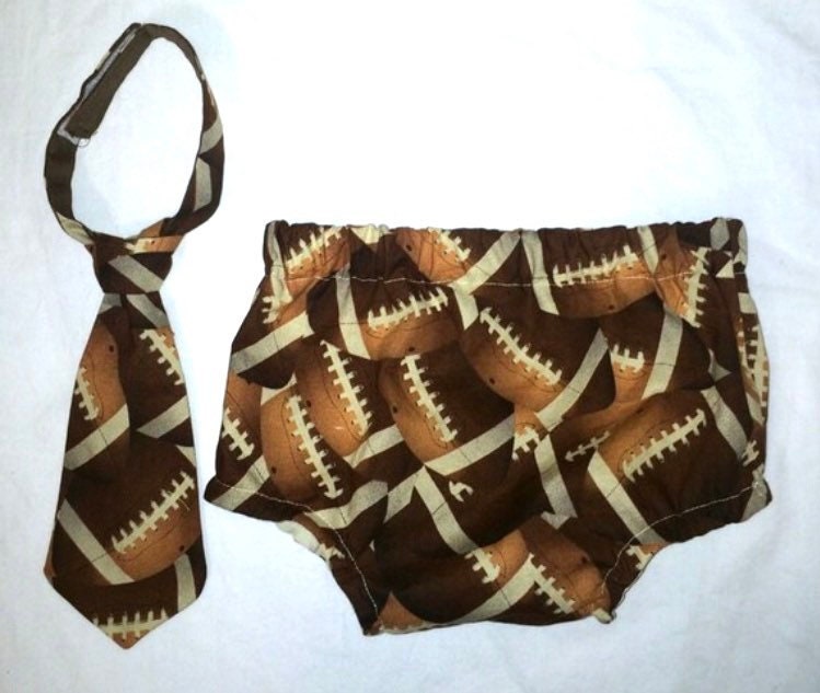 Football Diaper Cover and Neck/bow Tie - Etsy