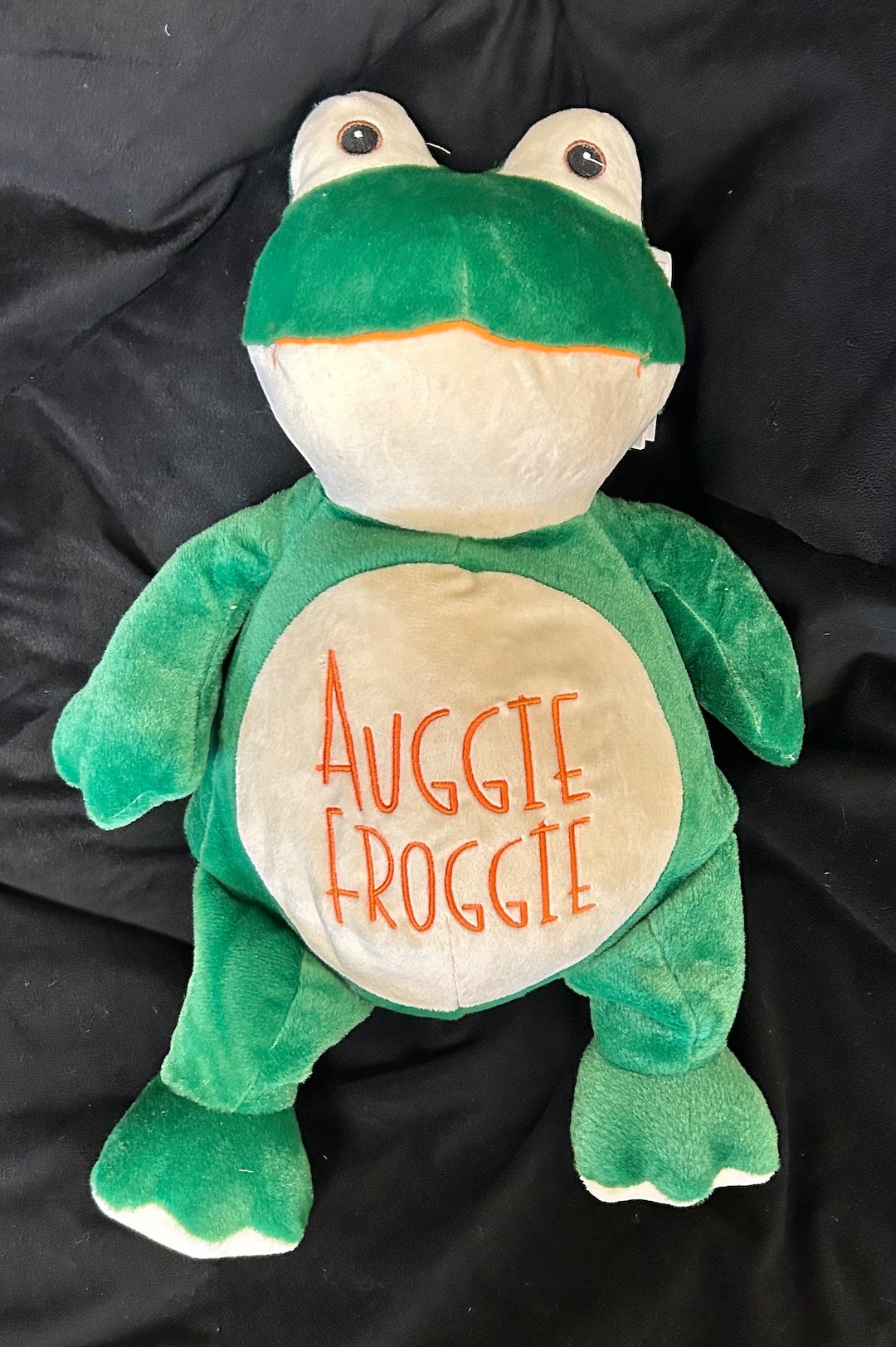 Custom Monogrammed Stuffed Frog - Etsy