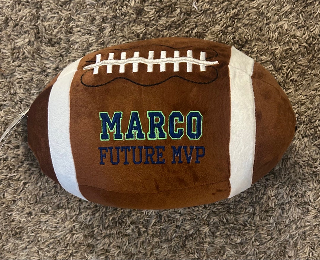 Personalized Stuffed Football - Etsy