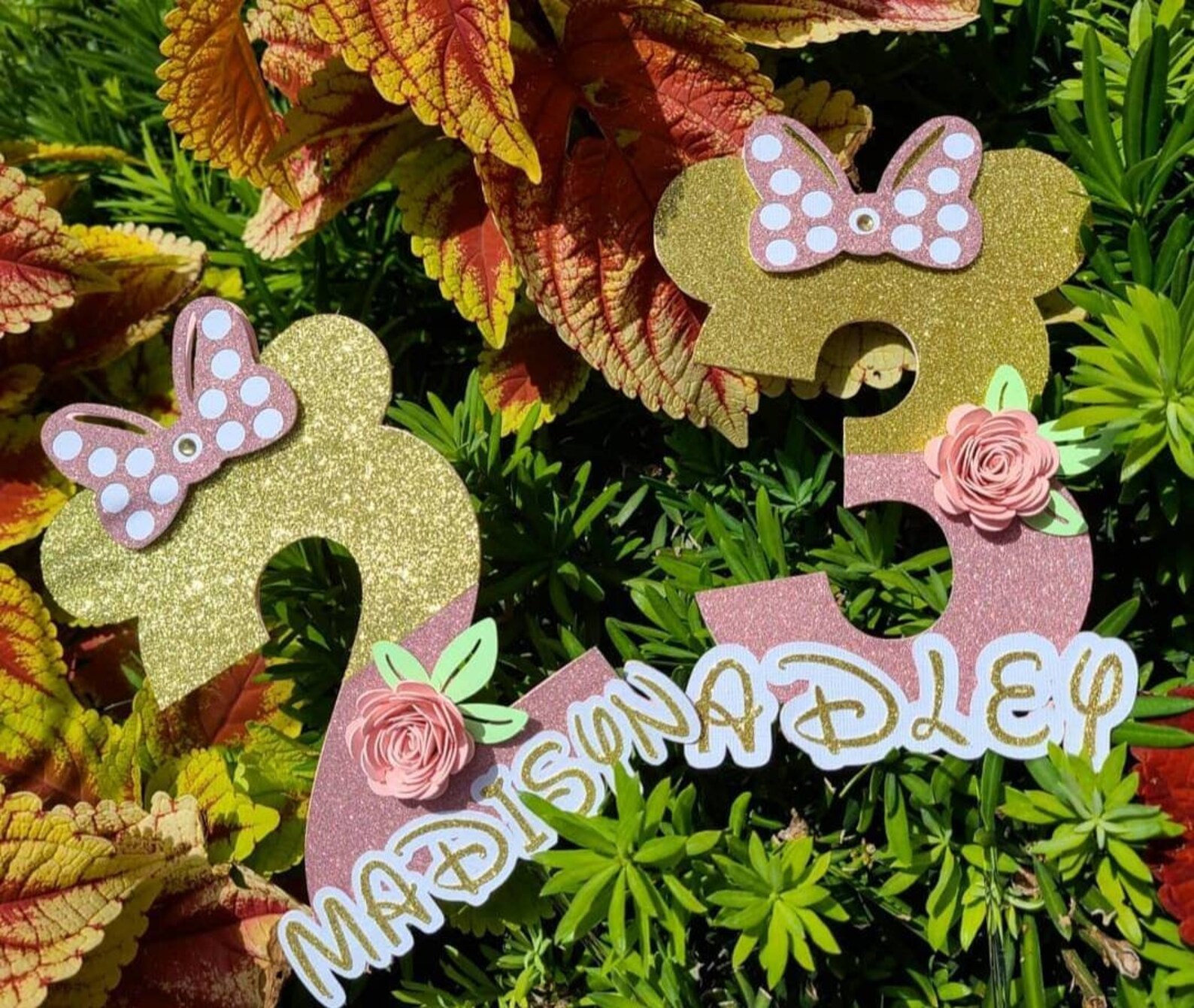 Minnie Cake Topper Minnie Mouse Disney Cake Topper | Etsy