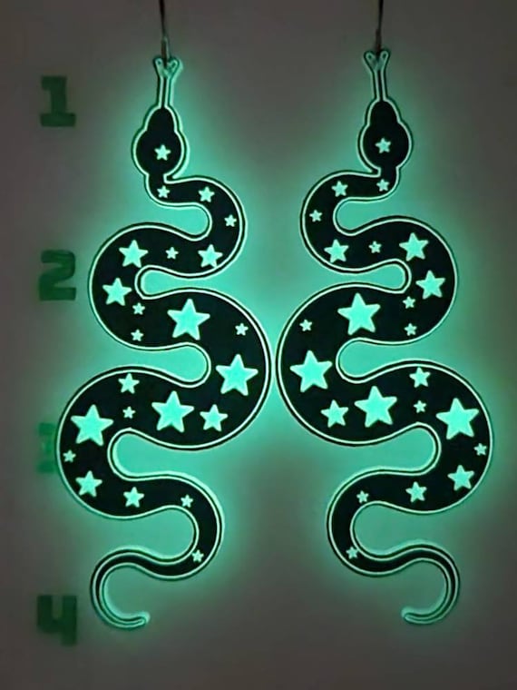 Glow in Dark Star Snakes - Etsy