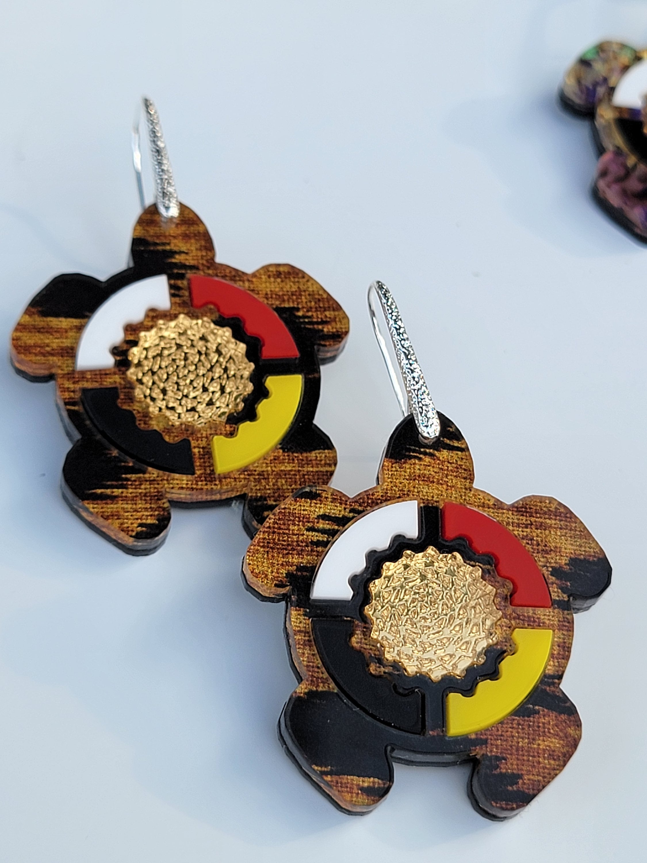 Choose Your Color Pinecone Patchwork Four Directions Medicine Wheel ...