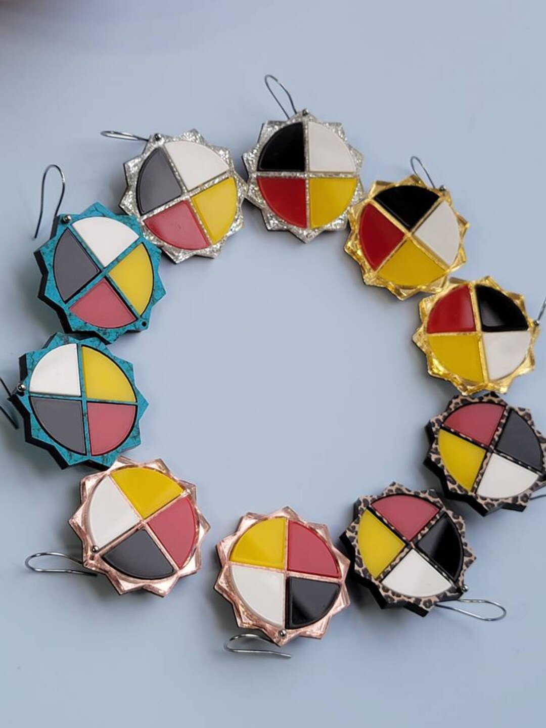 Choose Your Color Medicine Wheel /four Directions - Etsy