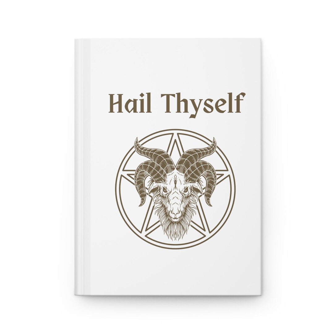 Hail Thyself TST the Satanic Temple Brown Neutral Baphomet - Etsy