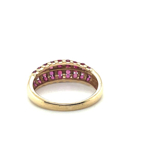 14K Yellow Gold Ruby Ring - Gem