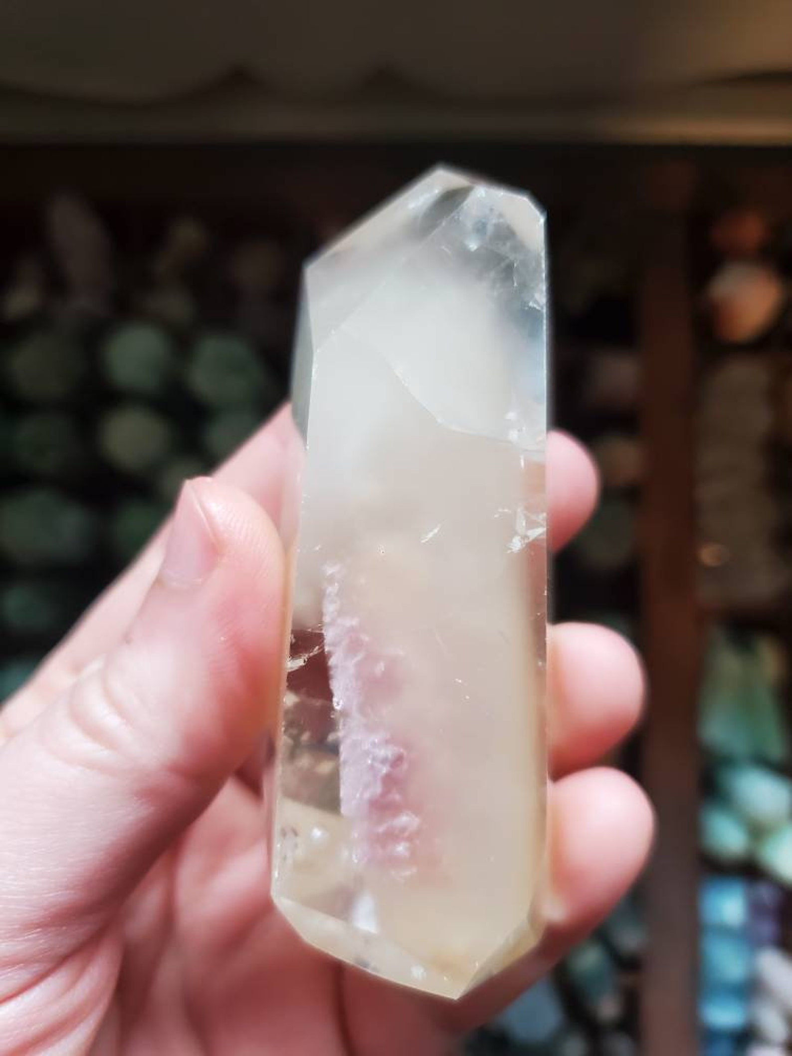 Pink lithium quartz freeform pink lithium quartz lithium | Etsy