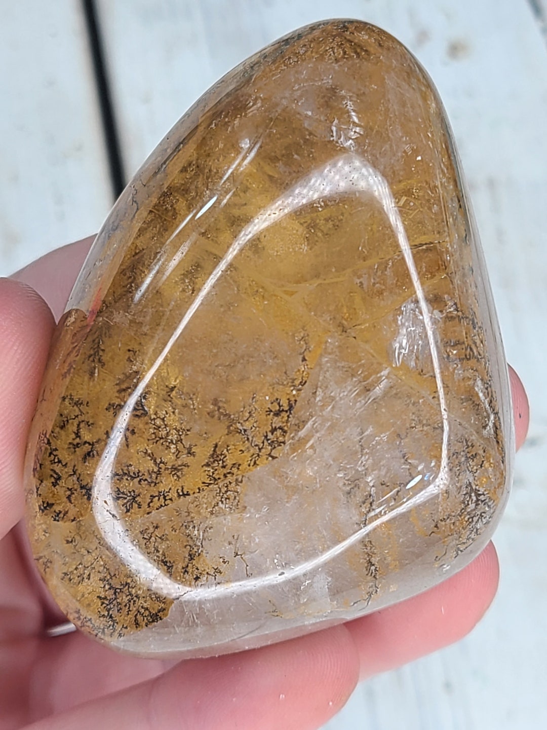 Large Dendritic Golden Healer Free Form, High Quality Dendritic Free ...