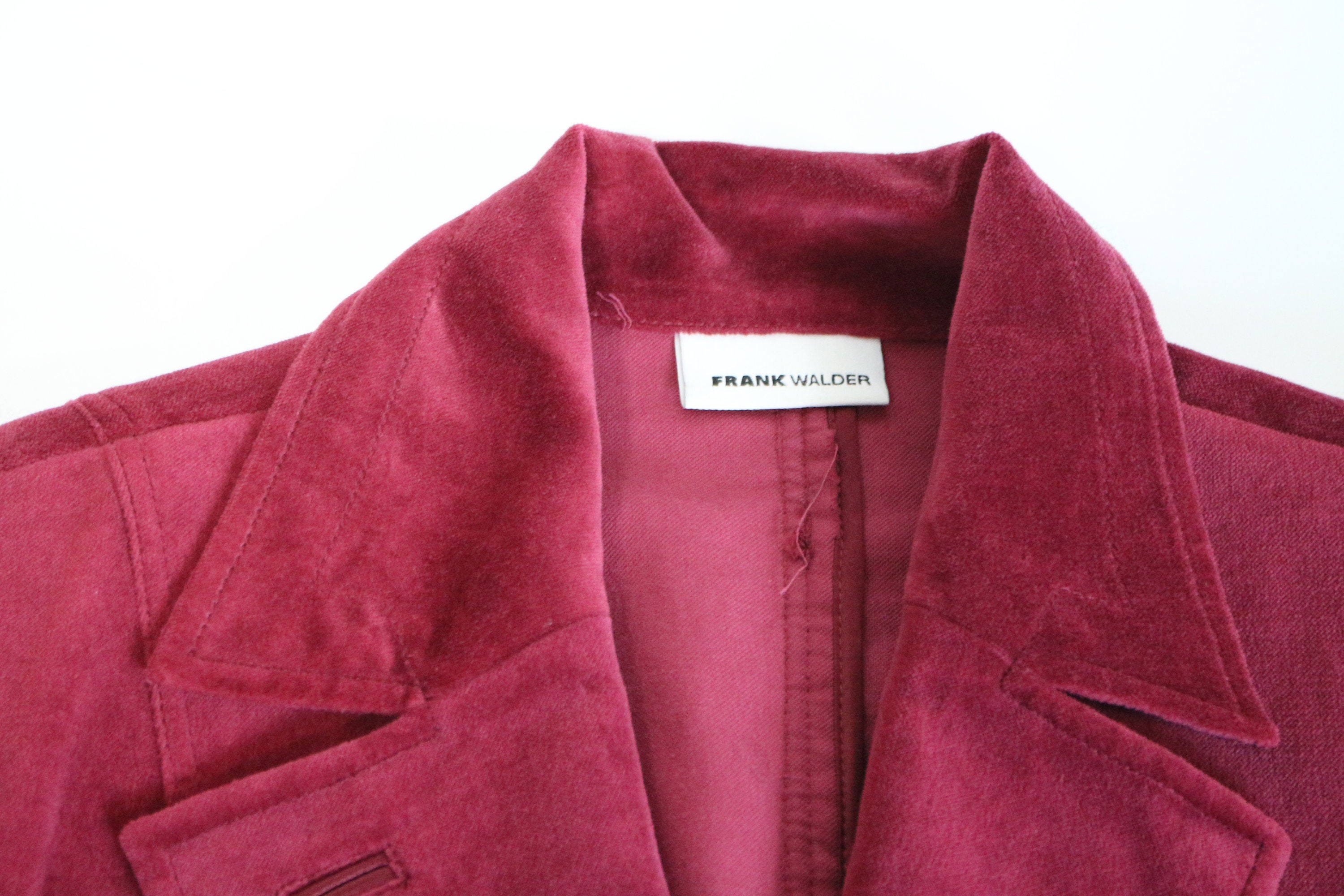 Maroon Velvet Jacket Red Velvet Blazer Women's Burgundy Red Jacket ...